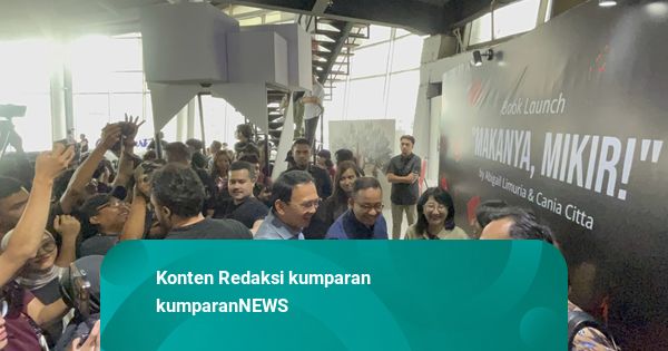 Momen Anies-Ahok Hadiri Peluncuran Buku: Salaman, Pelukan, Rangkulan | kumparan.com